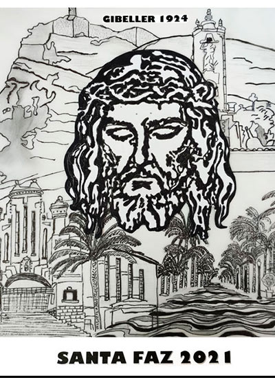 Descarga el diseño imprimible de la Santa Faz 2021